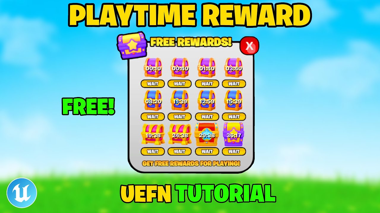How to make Playtime Reward (UEFN Tutorial - YouTube