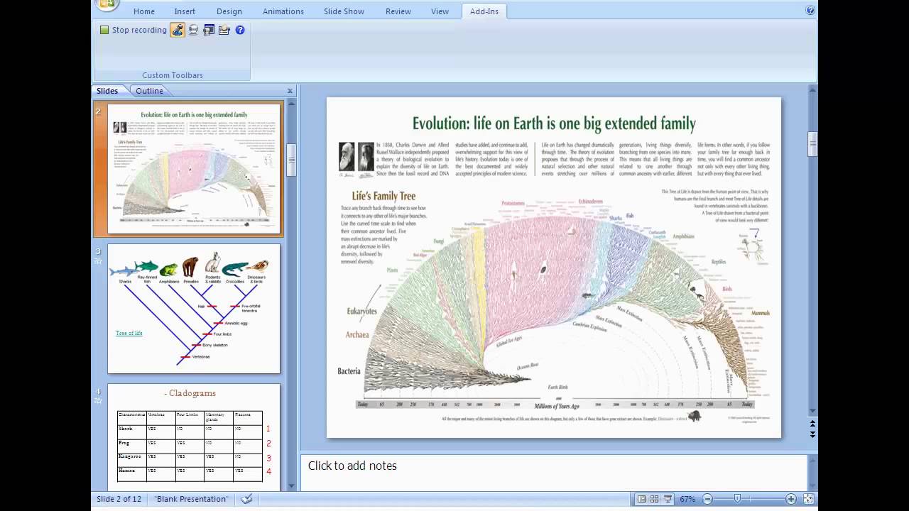 Introduction to cladograms - YouTube