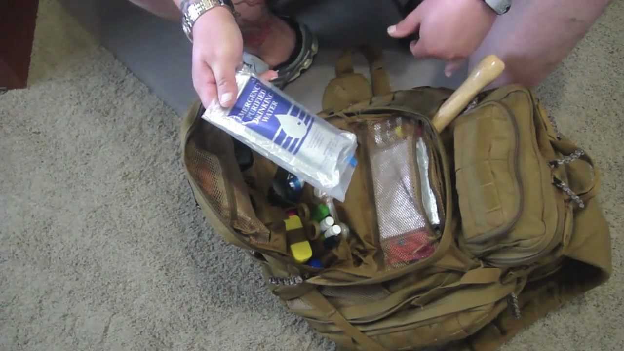 Part 2 Emergency Get Home Bag BOB SHTF Bag & Contents - YouTube