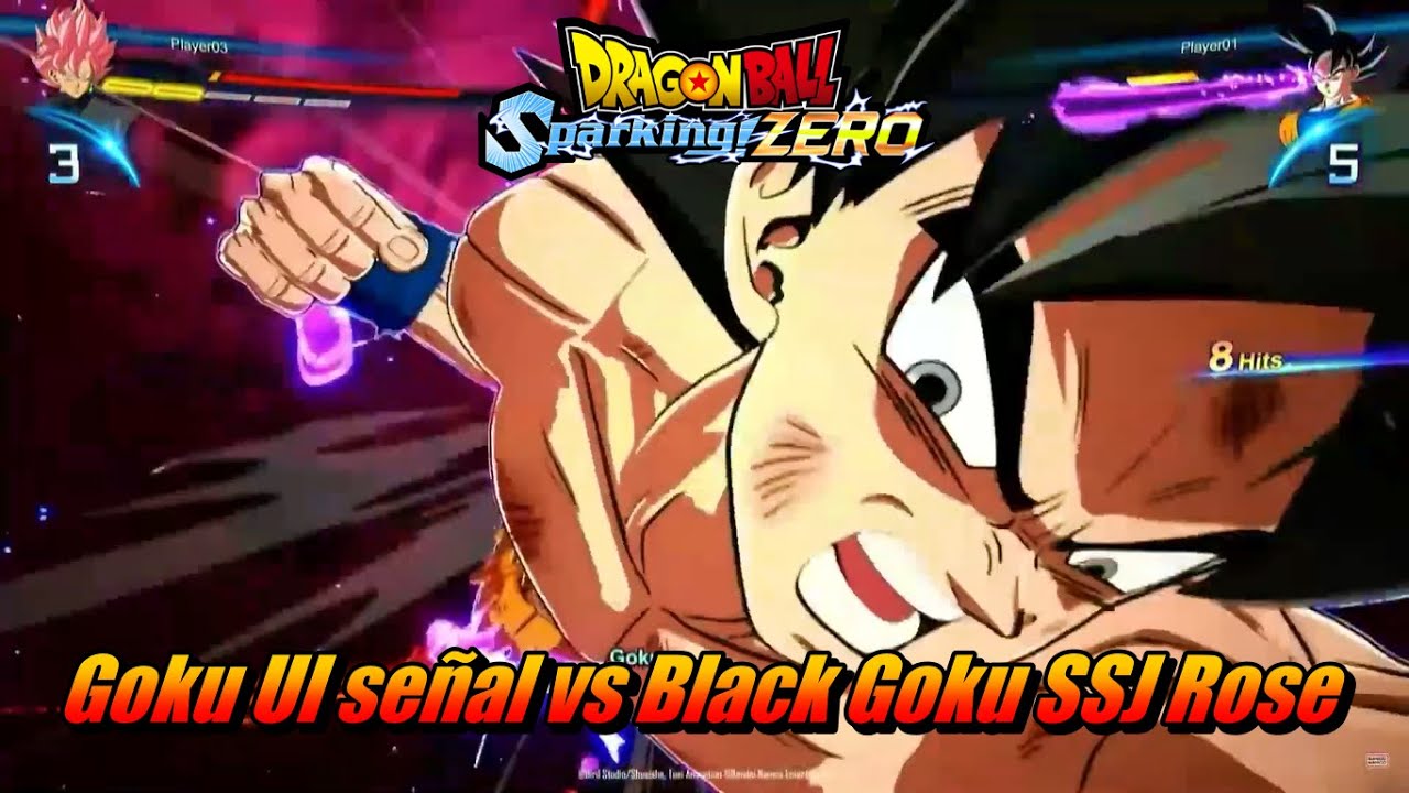 Dragon Ball Sparking Zero: Goku UI señal vs Black Goku SSJ Rose ...