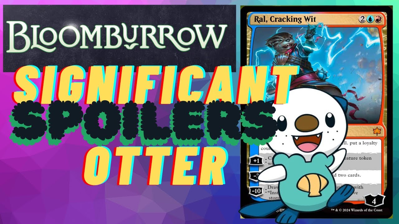 Ral's otter printing Bloomburrow SHOCKING standard - YouTube