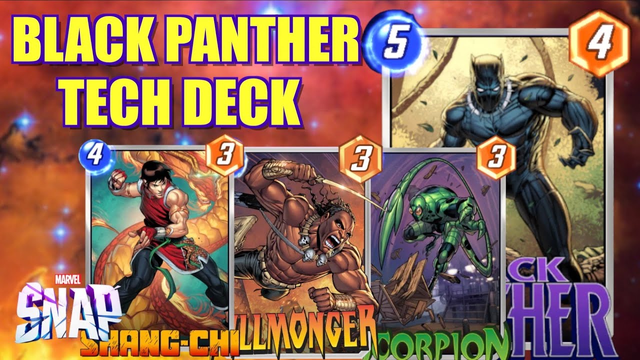 I KEEP WINNING!| Black Panther Tech Deck (Pool 2)| Marvel Snap - YouTube