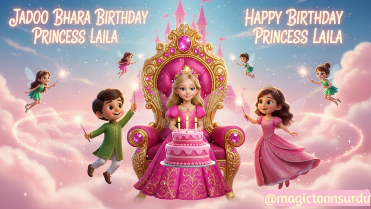 The BEST Jadoo Bhara Birthday Secrets of princess Laila REVEALED! - YouTube
