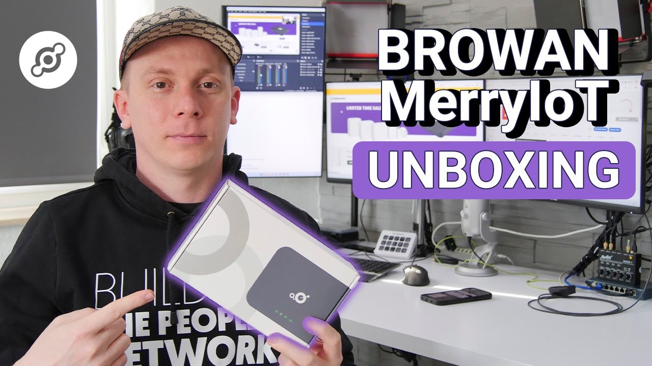 Helium Network Hotspot - Browan MerryIoT Unboxing - YouTube