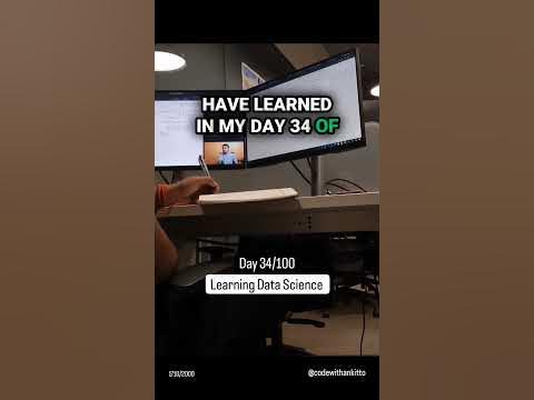 Day 33/100 of @codewithankitto Learning Data Science #dataanalysis #datascience #python #coding ...