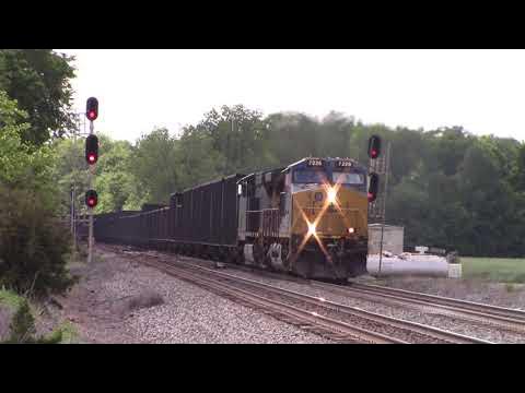5/30/23 Near Defiance, OH; CSX 7226 leads the coke train east - YouTube