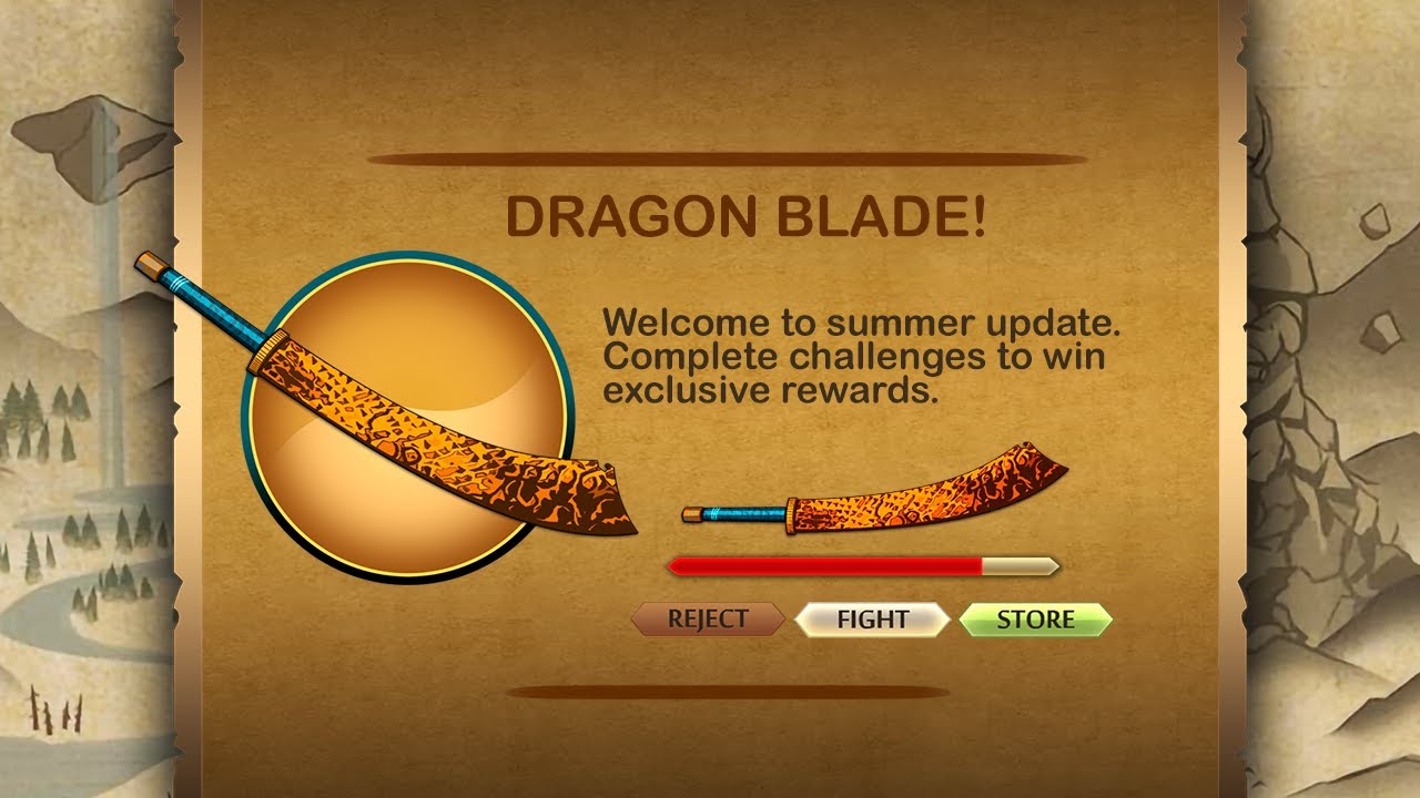 Shadow Fight 2 - Upcoming event weapon? || Dragon Blade - YouTube