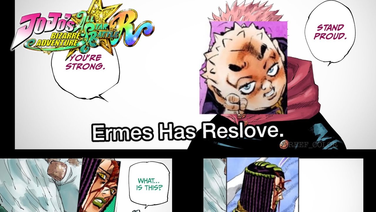 Stand proud Ermes, you are strong. | JJBA ASBR Online - YouTube
