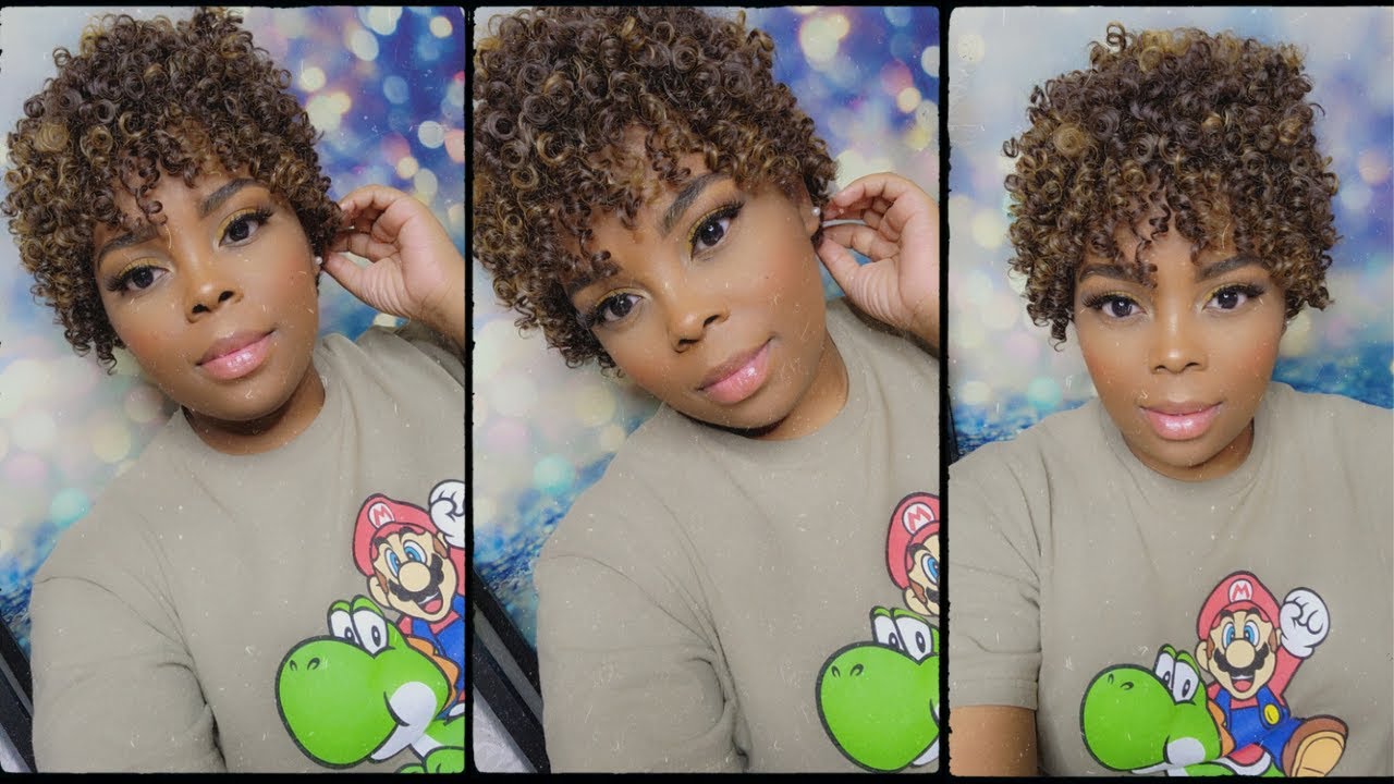 I CAN"T BELIEVE THIS ISN'T MY HAIR?!? | Only $25!!! | Motown Tress Vicky | Short Wig Series Ep ...
