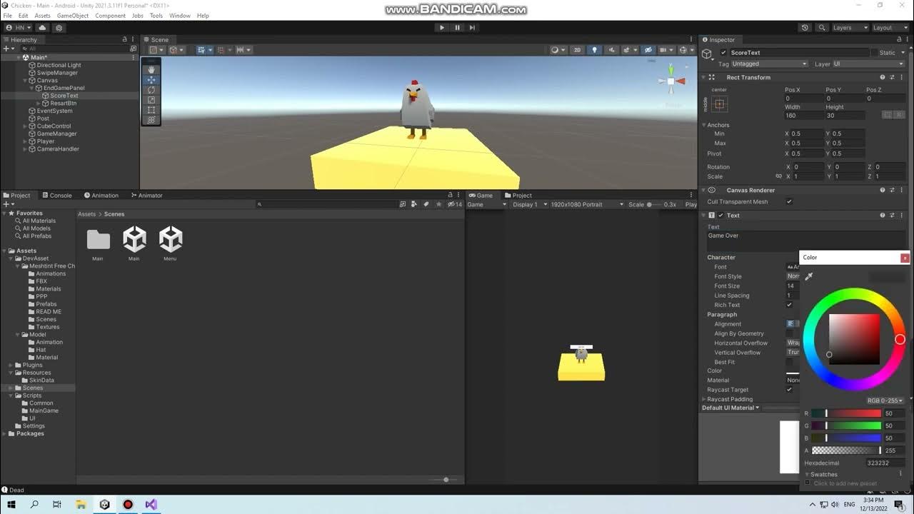 How I made UI game in unity tutorial | Mobile Game Dev | Devlog #11 2022 - YouTube