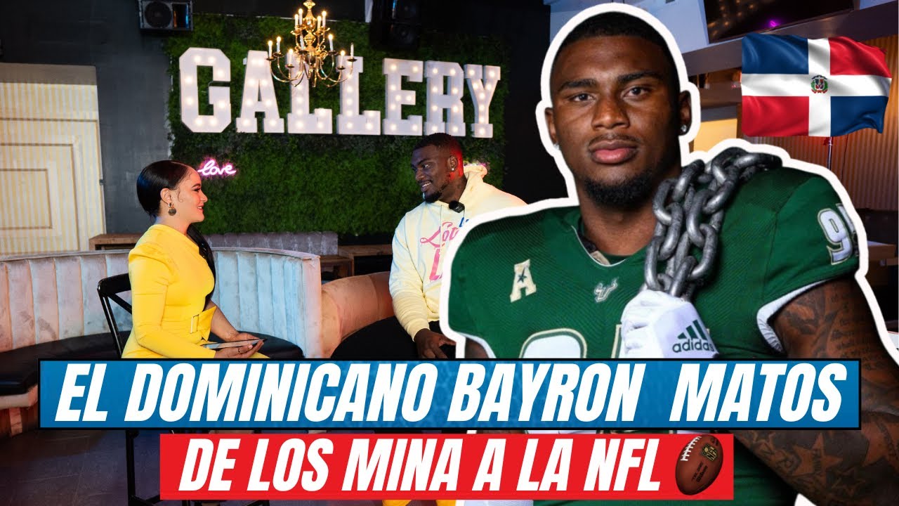 Bayron Matos el dominicano de los Mina a la NFL - YouTube