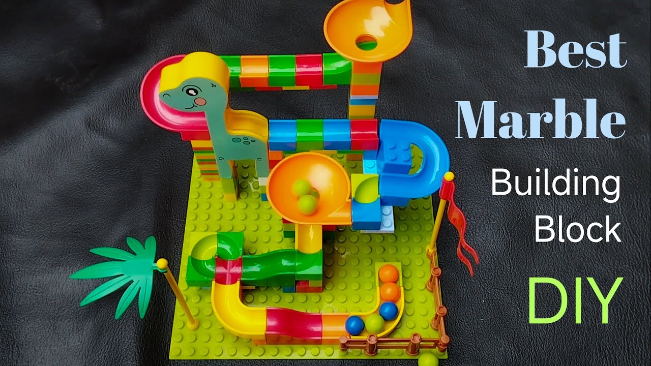 Let's Build A Fun Marble Funny Block - YouTube