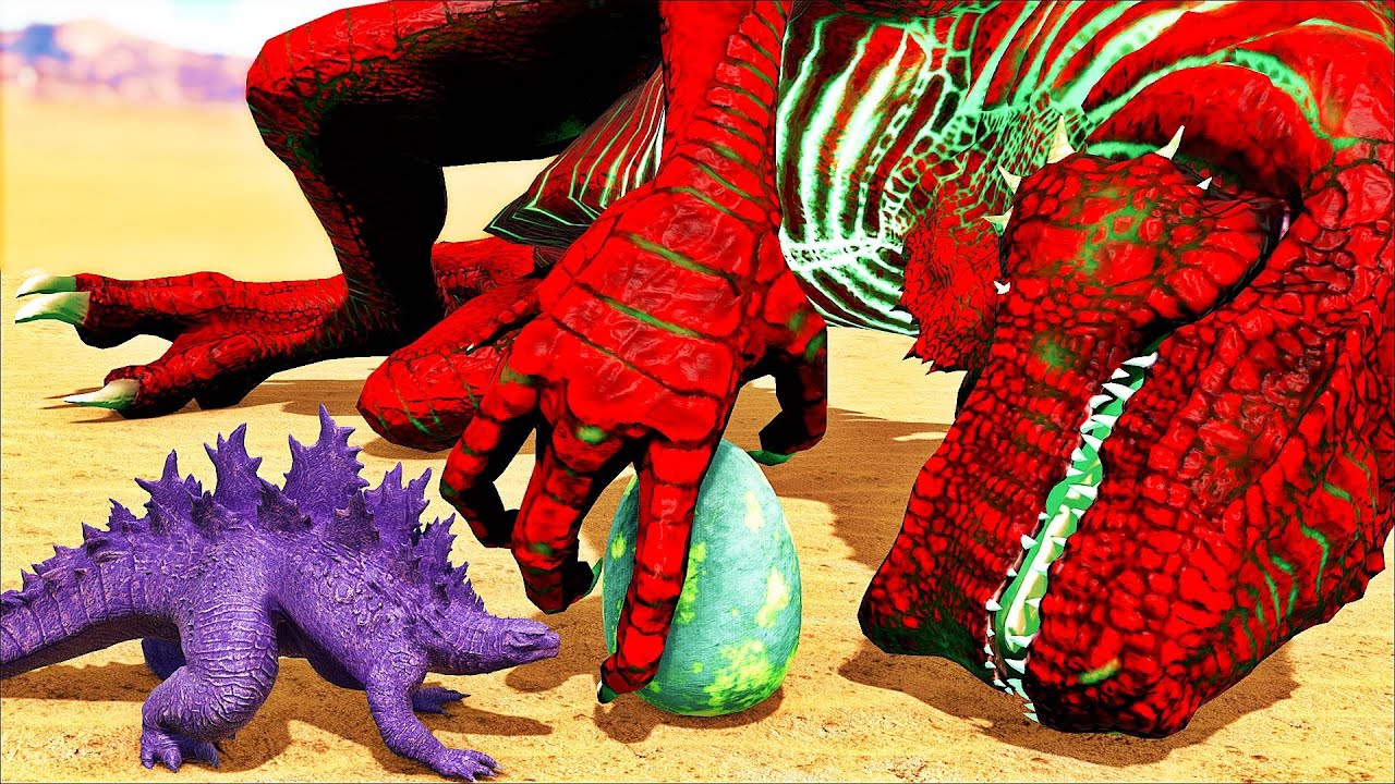 THE TRUE STORY OF BABY GODZILLA: MOTHER GODZILLA DIED AND LEFT THIS EGG ...