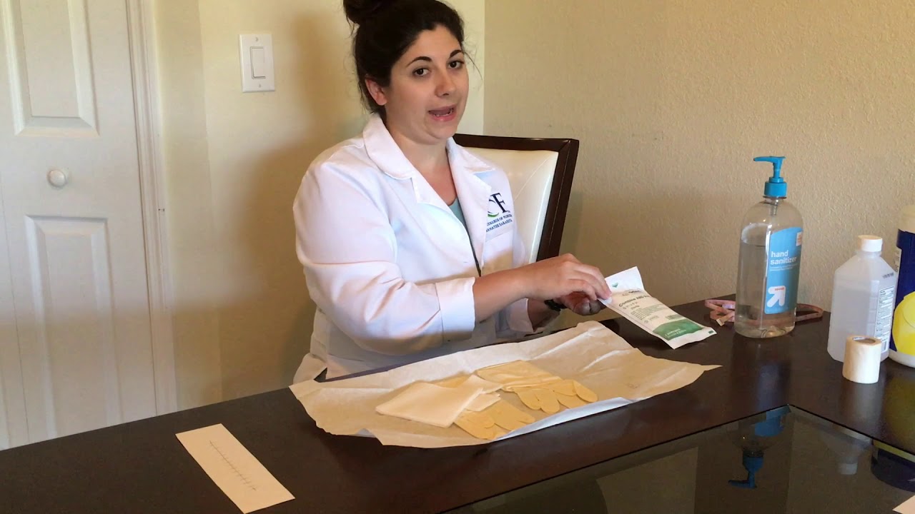 Sterile technique and dressing tips - YouTube