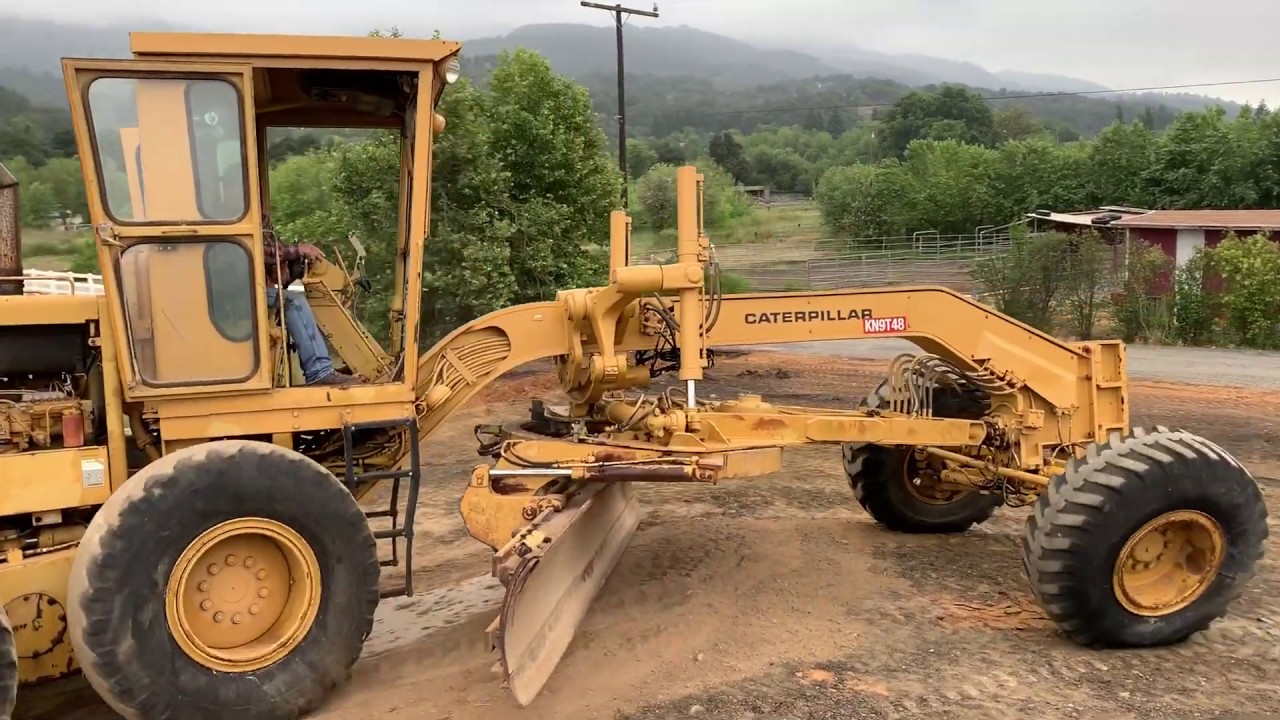 CAT 14G Motorgrader - YouTube