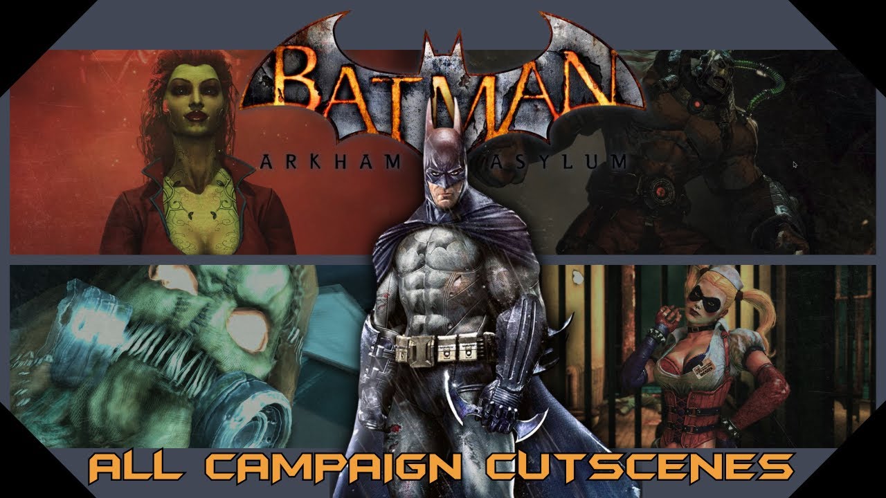 ALL CAMPAIGN CUTSCENES | BATMAN ARKHAM ASYLUM ON PC | 1440p60 ULTRAWIDE ...