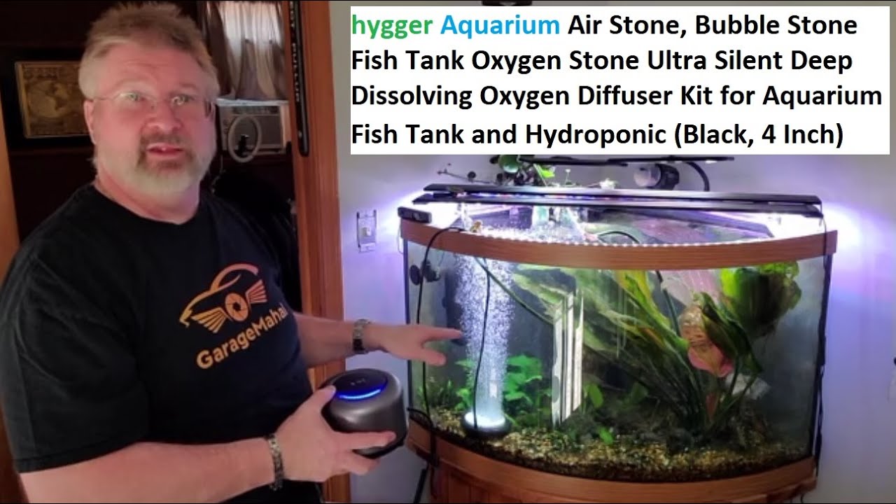 hygger Aquarium Air Stone, Bubble Stone Fish Tank Oxygen Stone Ultra ...