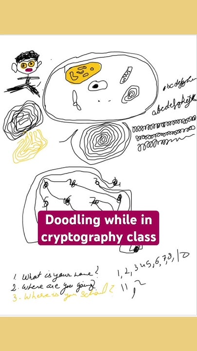 Doodling while in cryptography class. #software #crypto #deadpool # ...