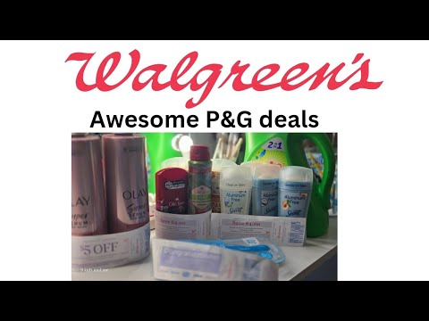 Awesome P&G deal at Walgreens plus 90% off clearance - YouTube