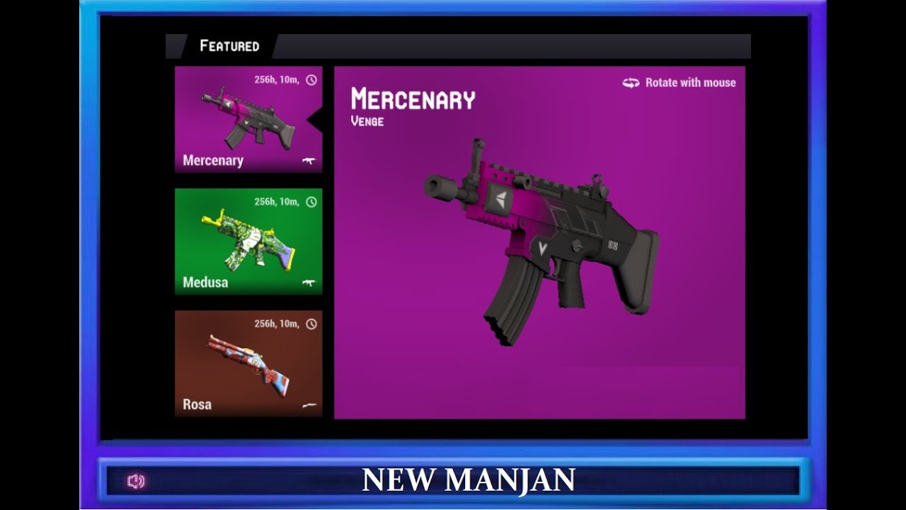 VENGE IO NEW GUN SKIN - YouTube