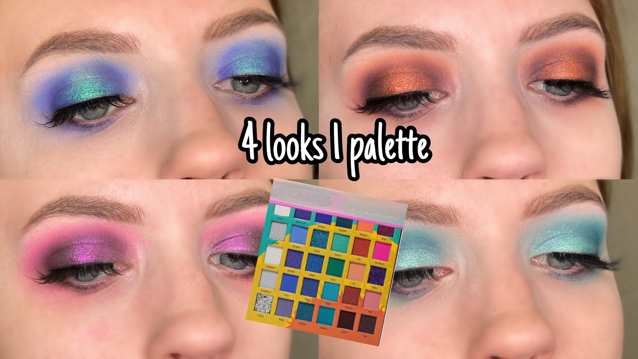 | Juvia’s Place Wahala II palette | 4 looks 1 palette - YouTube