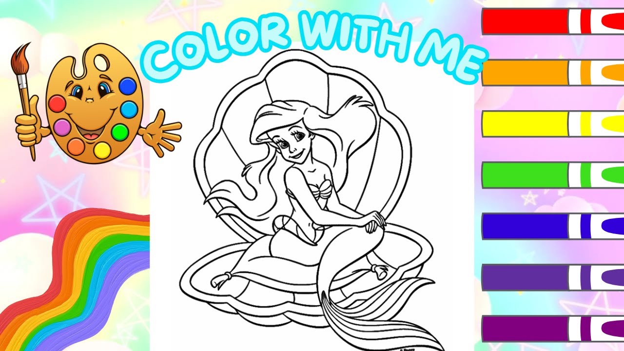 Ariel Little Mermaid ǀ Ariel Under The Sea ǀ Little Mermaid ǀ Drawing ...