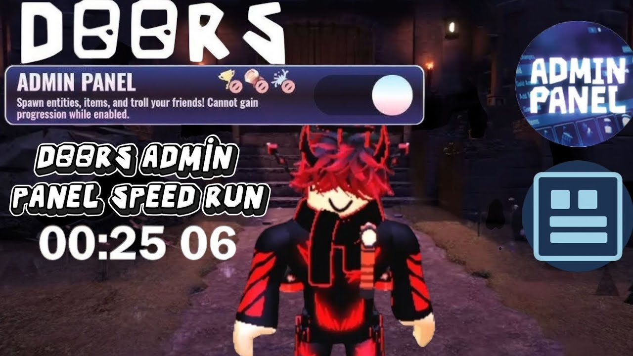 ROBLOX DOORS ADMİN PANEL SPEED RUN FULL OYNANIŞ (FULLGAMEPLAY) - YouTube