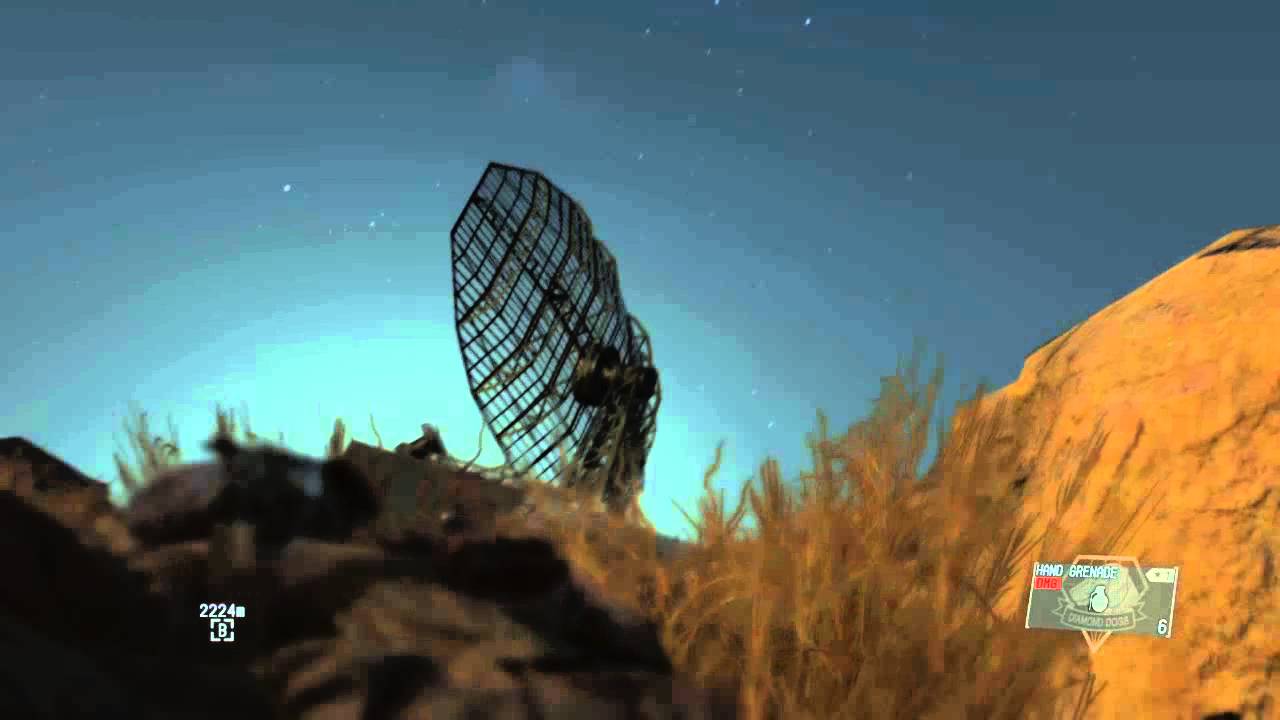 METAL GEAR SOLID V: Blowing up anti air radar really quick - YouTube