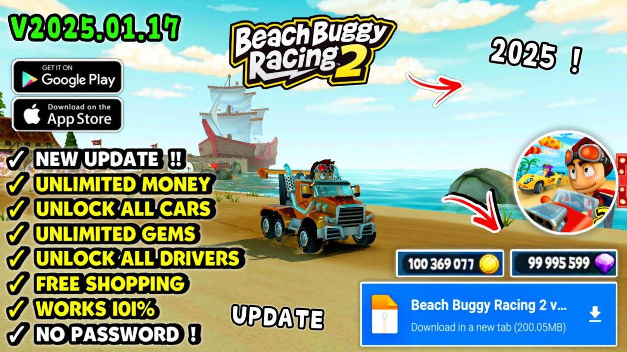 Beach Buggy Racing 2 Mod Apk v2025.01.17 | Unlimited Money & Unlock All ...