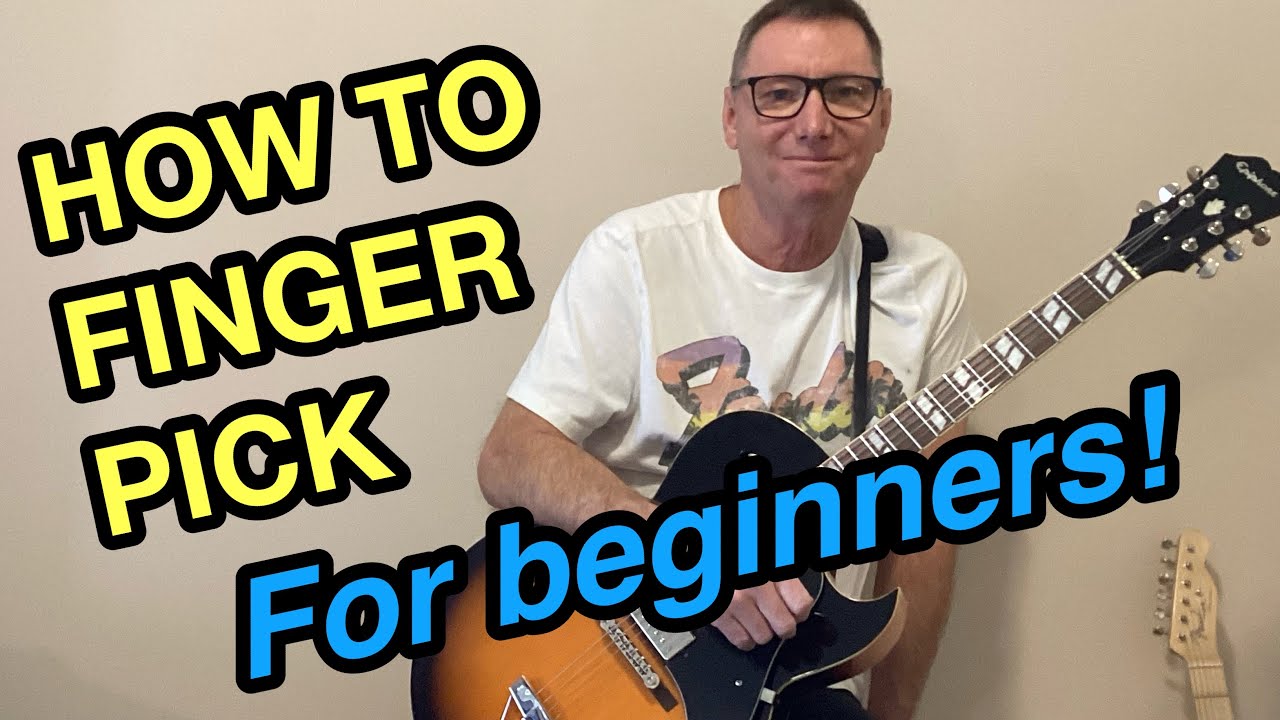 FINGER PICKING lesson for beginners! You can learn to finger pick today ...
