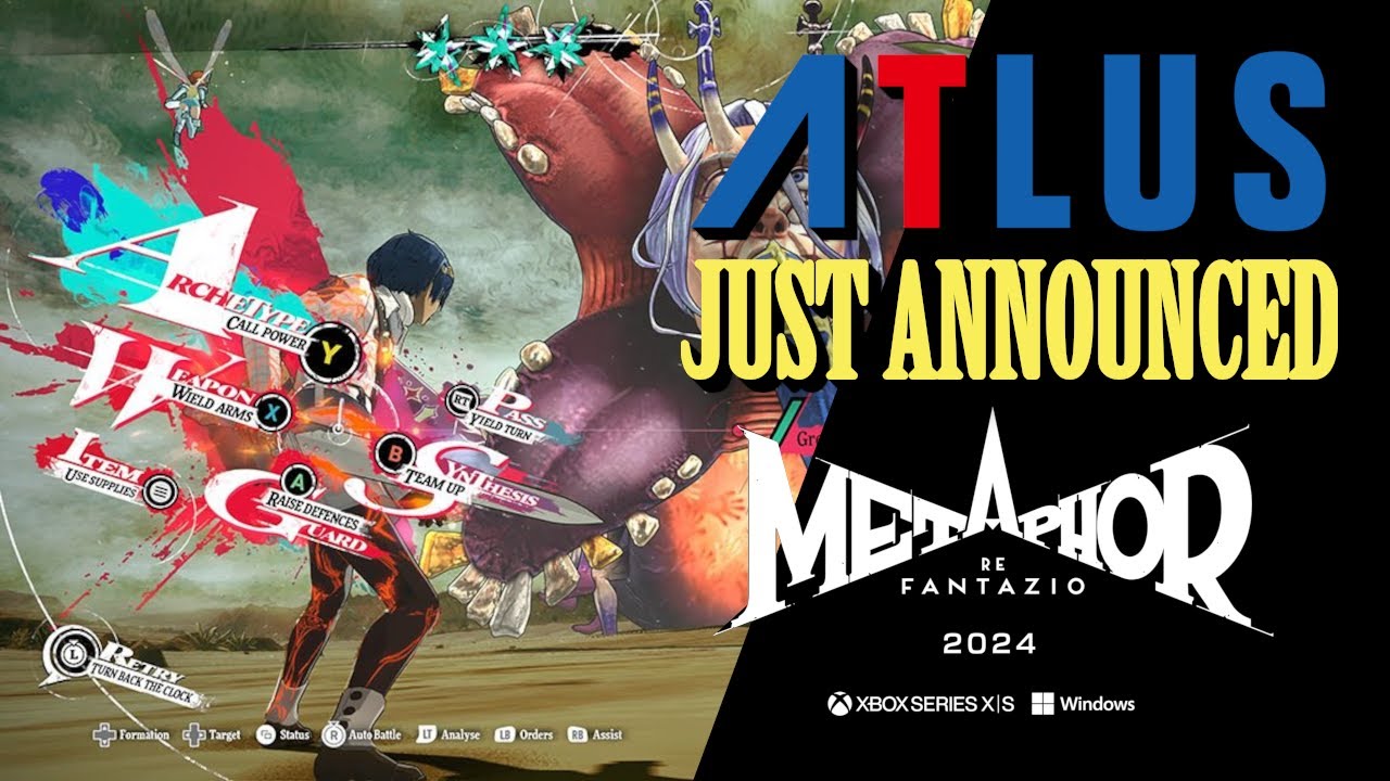 ATLUS JUST ANNOUNCED Metaphor: ReFantazio Trailer Analysis & INFO ...