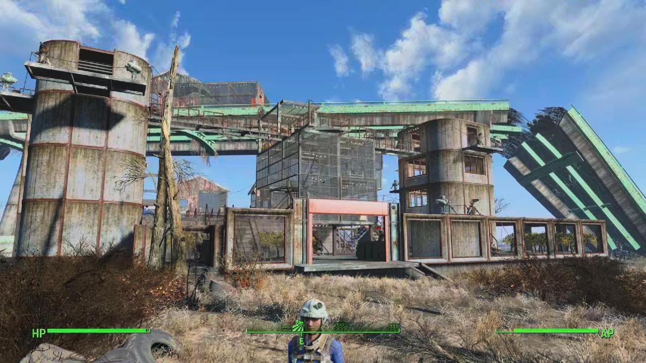 Fallout 4 Finch Farm Build NO MODS - YouTube
