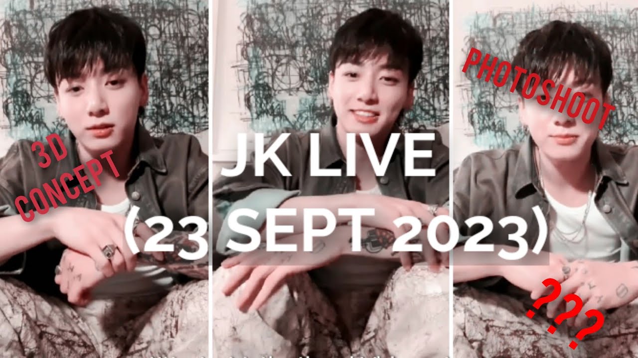 [ALL SUB] JK LIVE🔴 (3 D CONCEPT) #jk #jungkook #live #bts #vlive #3d # ...