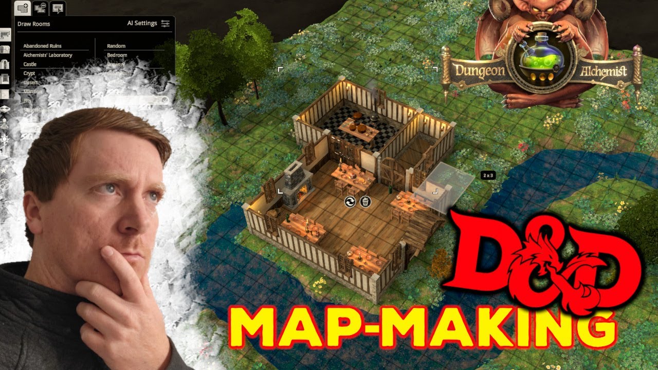 D&D Mapmaking | Using Dungeon Alchemist - YouTube