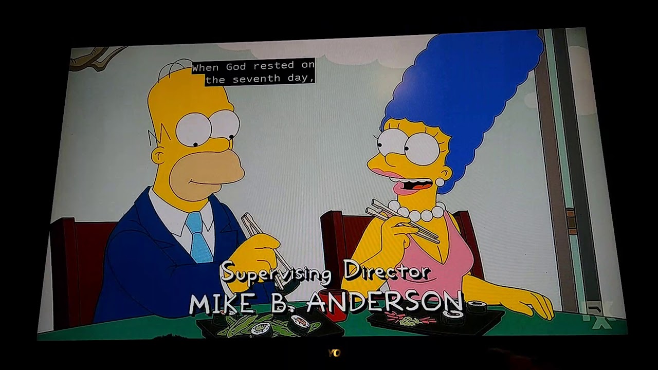 Marge and Homer Simpson eating sushi! 🍣🍱🍥🍙🍘🍚🍜🍲🍢🍡 - YouTube