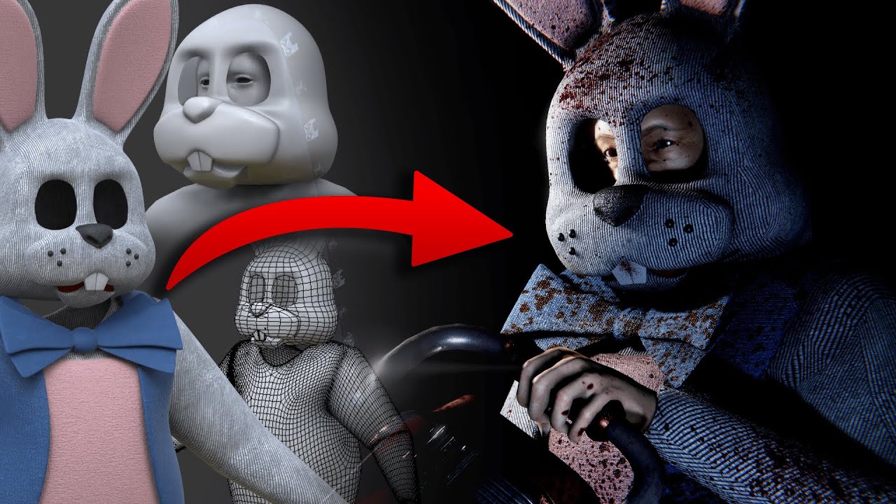 An Easter to Remember | Behind the Scenes – Modeling the Killer Rabbit ...