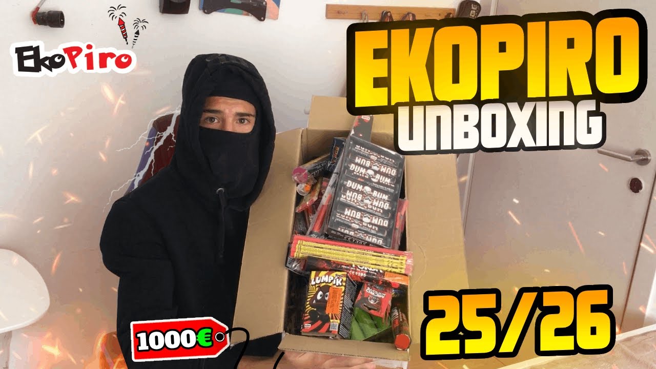 EKOPIRO UNBOXING PIROTEHNIKE ZA 25/26! *sponzor* - YouTube