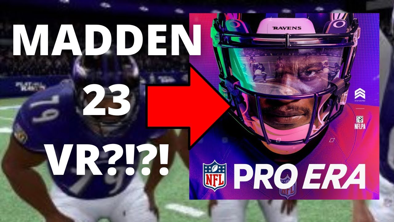 They made MADDEN 23 in VR?! | NFL PRO ERA VR FOOTBALL - YouTube