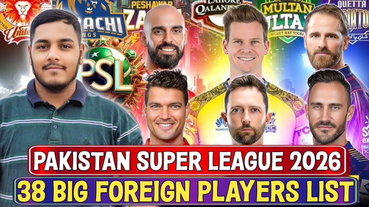 38 BIG NAMES Available for PSL 11 😱 | PSL Teams MUST Pick These Players ...