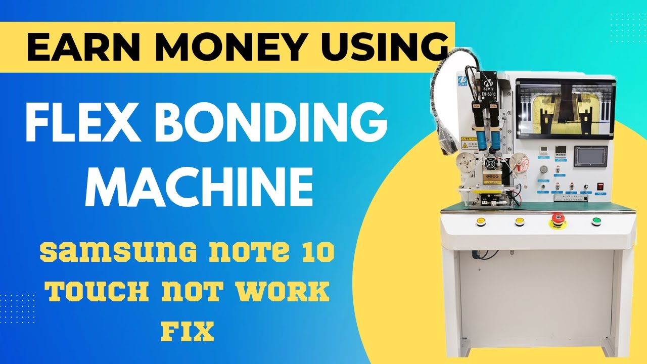Samsung note10 touch screen note work fix by flex bonding||mobile lcd ...