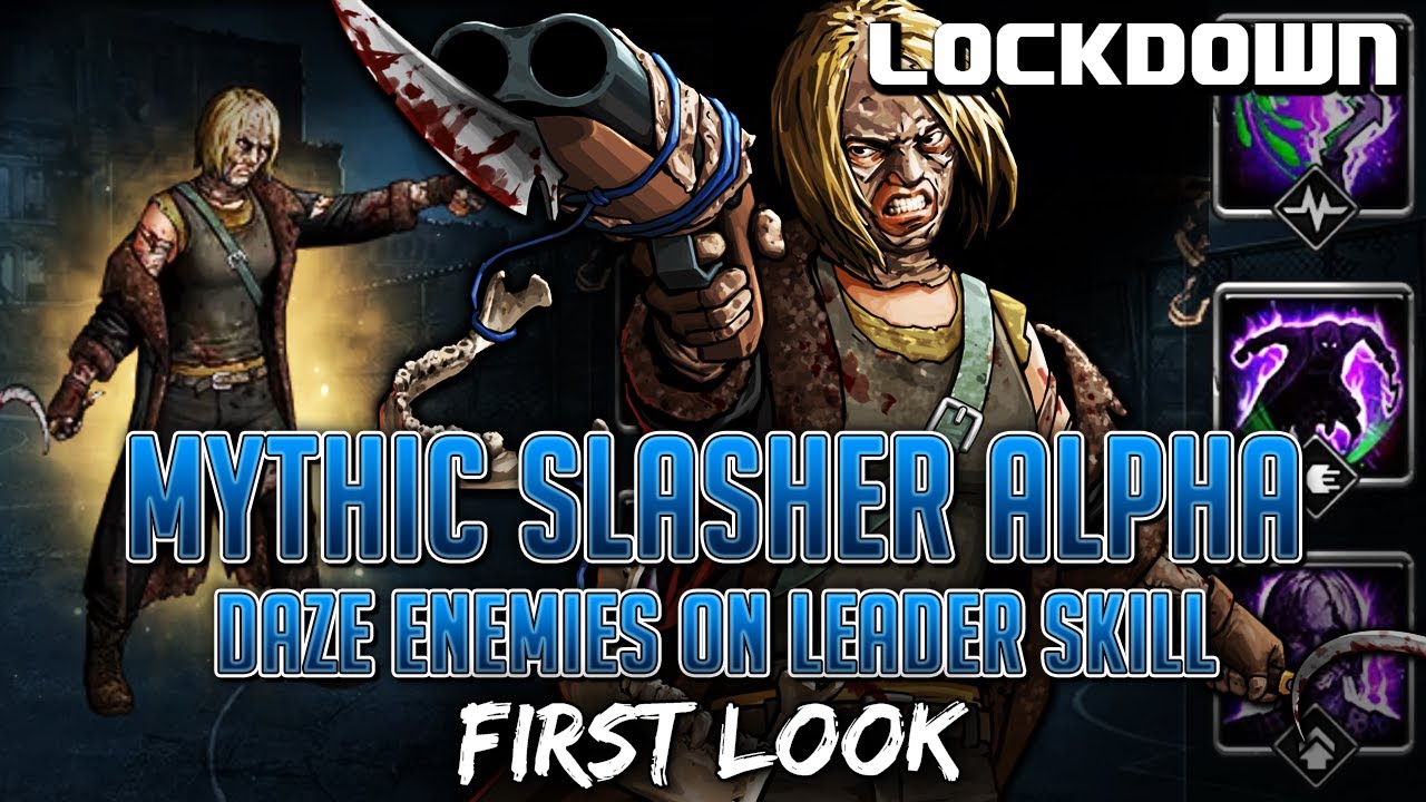 TWD RTS: Mythic Slasher Alpha, Daze Enemies Leader Skill! The Walking ...