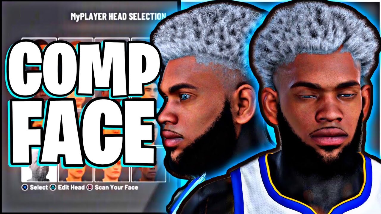 NEW BEST COMP STAGE CENTER FACE CREATION IN NBA 2K21 - YouTube