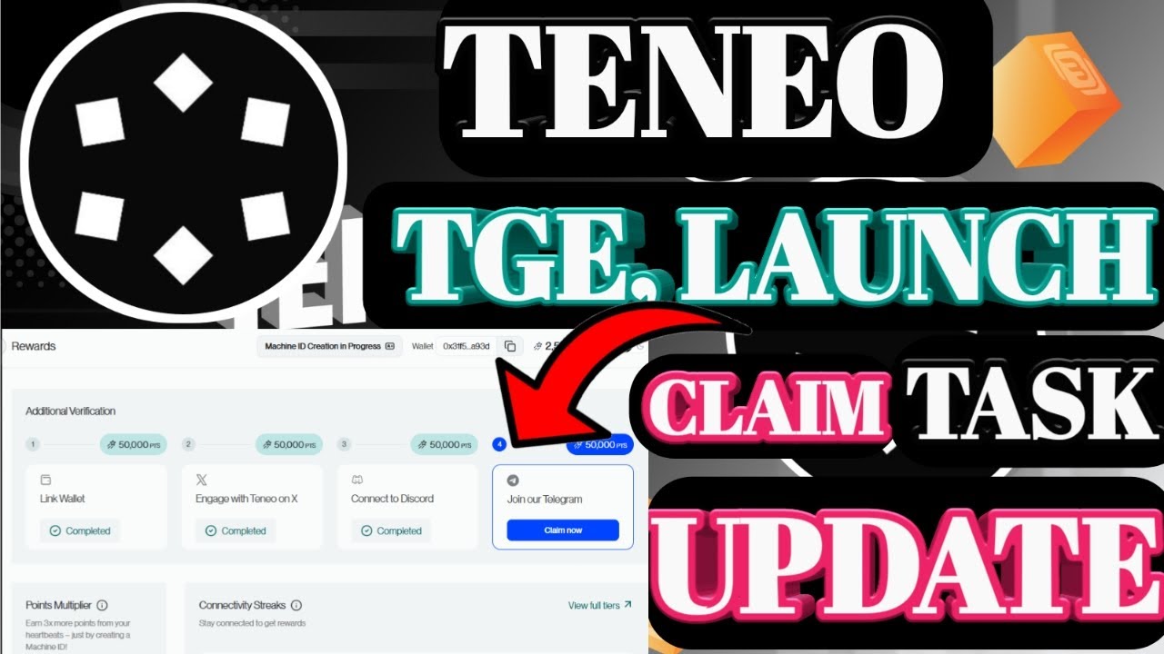 Teneo TGE Update। Teneo Launch Update। Teneo Network Update । Teneo ...