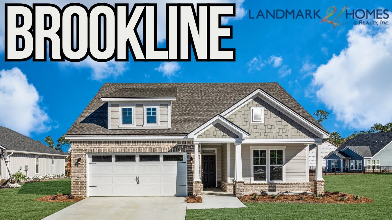 Brookline Floor Plan from Landmark 24 Homes - YouTube