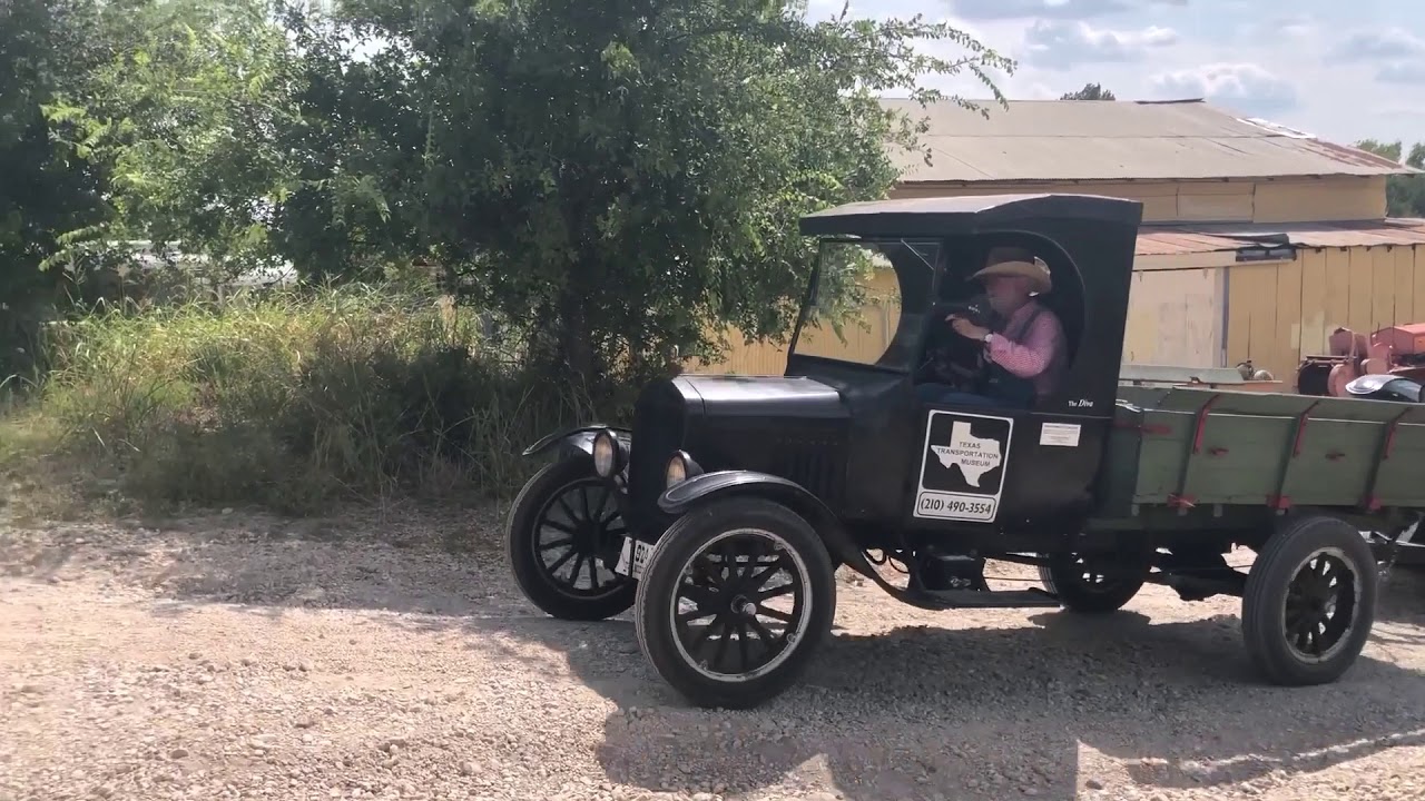 Ford Model TT truck towing a Ford Model T touring car - YouTube
