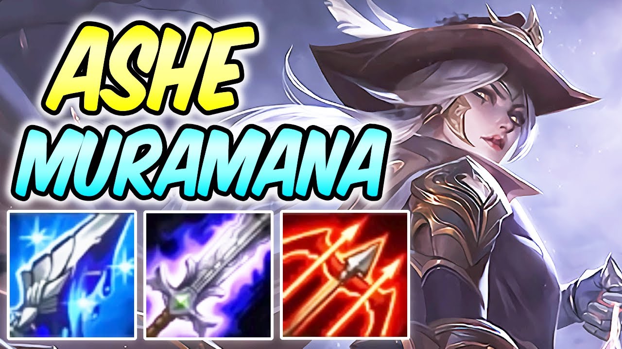 NEW KOREAN BROKEN ASHE MURAMANA AD CRIT BUILD & RUNES | High Noon Ashe ...