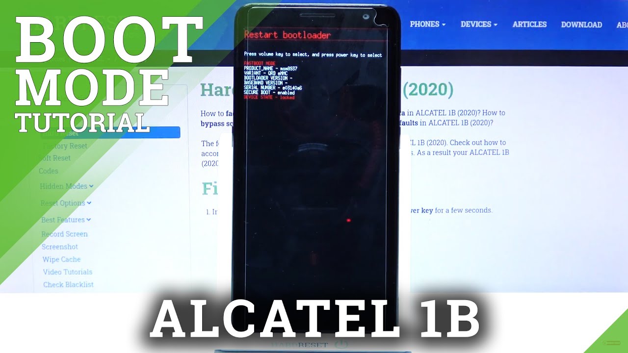 How to Boot Mode on ALCATEL 1B (2020) – Advanced Functionalities - YouTube