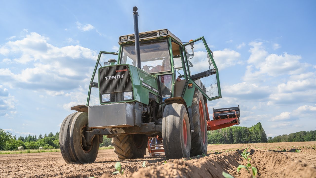 FENDT 304 LS TURBOMATIK 🚜🥬 PLANTATION DE CHOU - YouTube