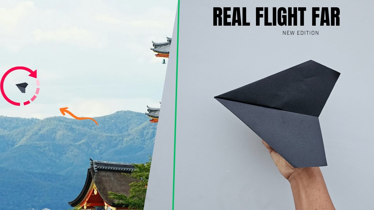 How to make a paper glider that flies forever, Paper Plane - YouTube