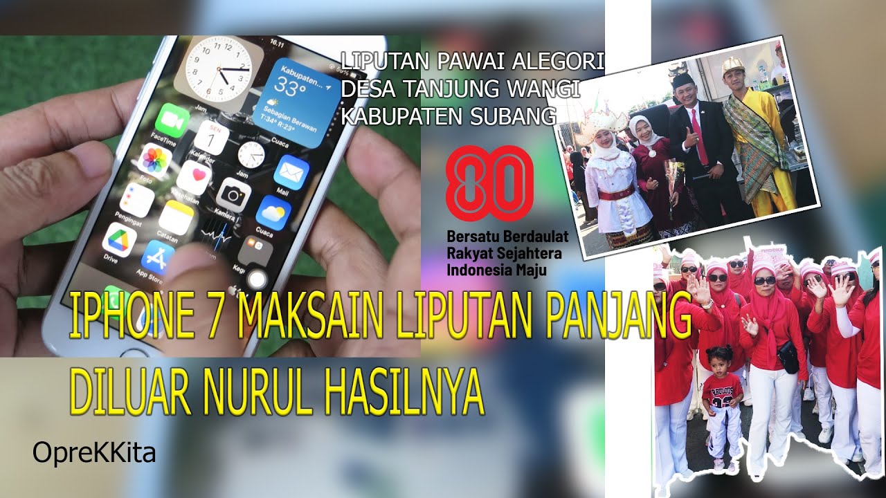 iPhone 7 real hasil video tanpa tone, natural cut to cut saja - YouTube